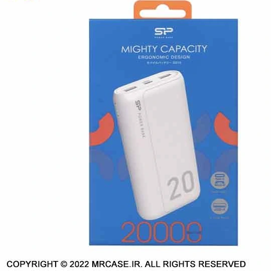 خرید و قیمت پاوربانک سیلیکون پاور 20000 میلی آمپر مدل GS15 | ترب