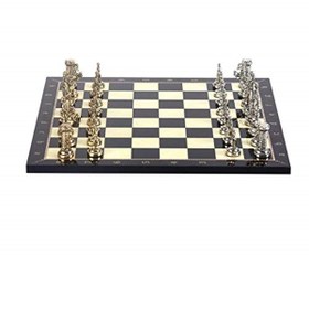 خرید و قیمت شطرنج فلزی با اندازه متوسط تخته چوبی MDF را روشن و گردو ...