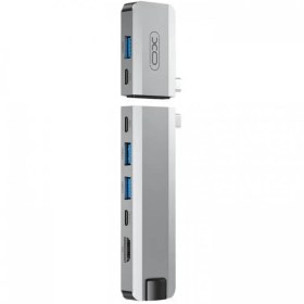 خرید و قیمت هاب 9 پورت ایکس او مدل XO HUB017 type-c 9-in-1 Magnetic ...