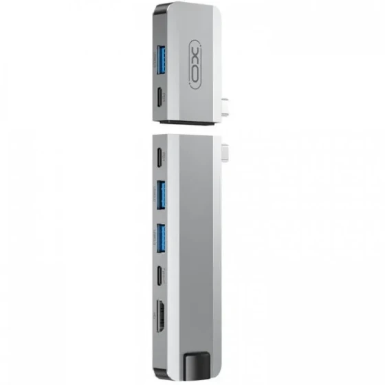 خرید و قیمت هاب 9 پورت ایکس او مدل XO HUB017 type-c 9-in-1 Magnetic ...