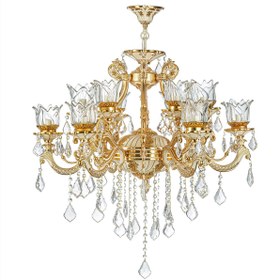 خرید و قیمت لوستر 12 شعله چشمه نور کد S3634/6GWT | ترب