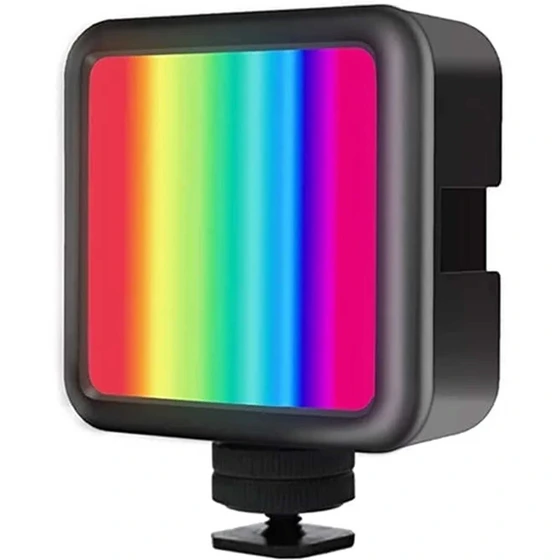 خرید و قیمت نور ثابت مخصوص موبایل و دوربین شارژی مدل N69 RGB | ترب