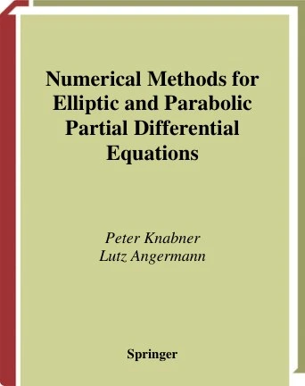 خرید و قیمت کتاب Numerical Methods for Elliptic and Parabolic Partial Differential Equations ...