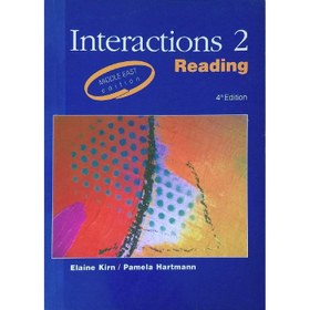 خرید و قیمت کتاب زبان اینتراکشنز ریدینگ میدل ایست ویرایش چهارم Interactions 2 Reading Middle ...
