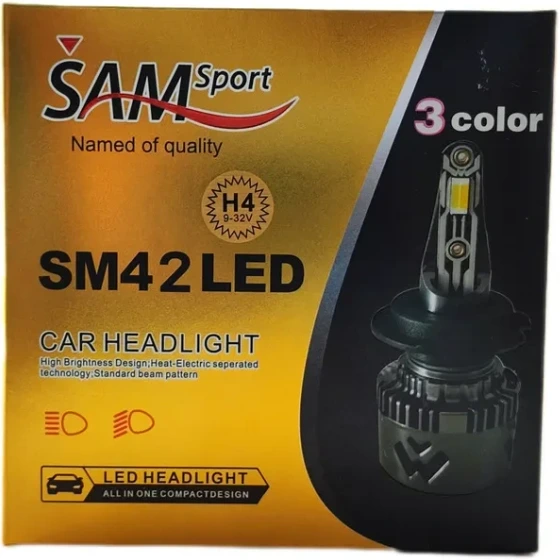 خرید و قیمت هدلايت (H4) SAM42 (SAM) سه رنگ | ترب