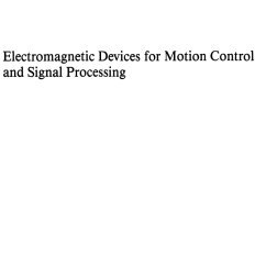 خرید و قیمت دانلود کتاب Electromagnetic Devices for Motion Control and ...