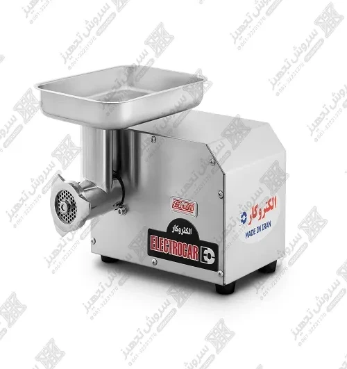 خرید و قیمت چرخ گوشت الکتروکار مدل EC54 سایز ۸ استیل | ترب