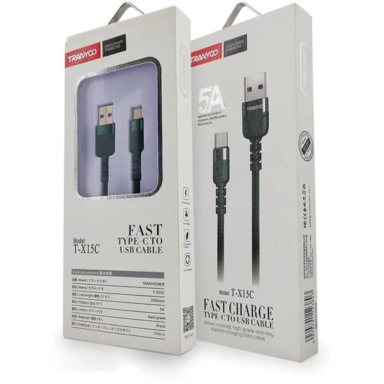 خرید و قیمت کابل شارژ ترانیوTRANYOO Cable Charge X15 - V8 | ترب