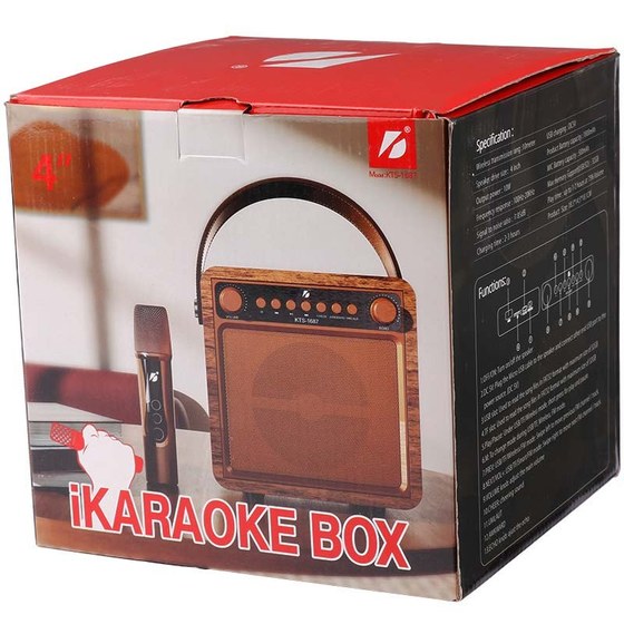 خرید و قیمت اسپیکر بلوتوثی کی تی اس KTS-1687 قابل حمل با میکروفون ...