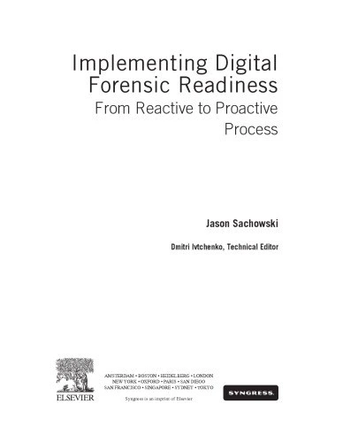 خرید و قیمت دانلود کتاب Implementing digital forensic readiness : from reactive to proactive ...