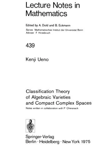 خرید و قیمت دانلود کتاب Classification Theory of Algebraic Varieties ...