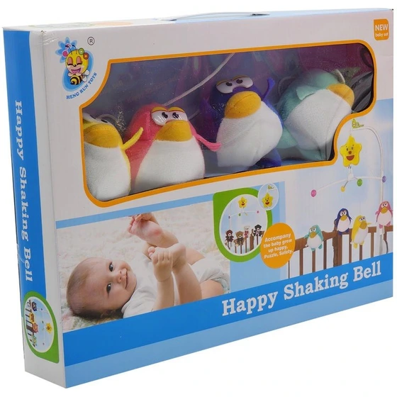 خرید و قیمت آویز تخت کودک مدل موزیکال polishi Happy Shaking Bell angery ...