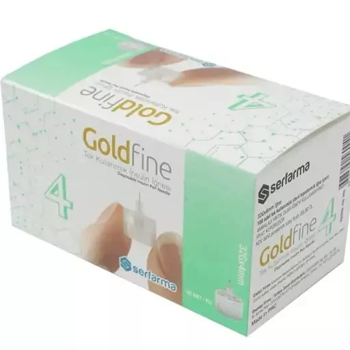 خرید و قیمت سرسوزن انسولین goldfine سایز 4 گیج 32 بسته 100 عددی | ترب