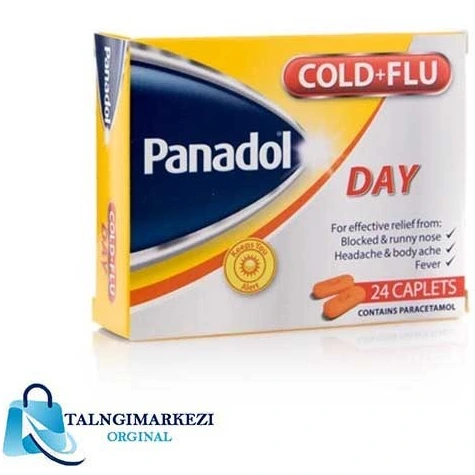 خرید و قیمت قرص سرماخوردگی و آنفولانزا پانادول Panadol ِDay بسته 24 ...