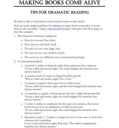 خرید و قیمت دانلود کتاب Tips for Dramatic Reading: Making Books Come ...