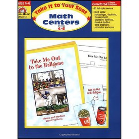 خرید و قیمت کتاب Take It to Your Seat Math Centers, Grades 4-6 اثر جمعی ...