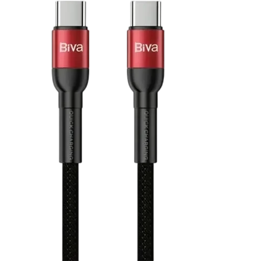 خرید و قیمت کابل Type C به Type C بیوا Biva C-15CC طول 1.2 متر توان 60 وات | ترب