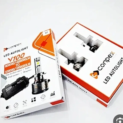 خرید و قیمت هدلایت v100 H4 conpex اصلی و پلمپ شرکتی بی نظیر در نوردهی دارای دکمه دو حالته | ترب