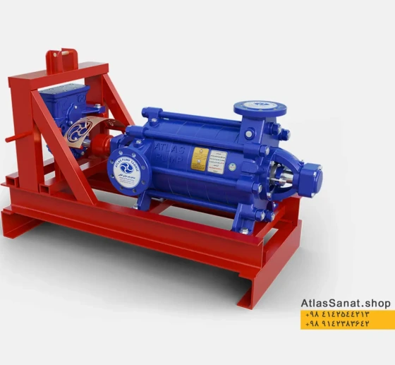 خرید و قیمت پمپ طبقاتی پشت تراکتوری 3 اینچ WKL 80/6 اطلس پمپ تبریز | ترب