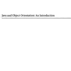 خرید و قیمت دانلود کتاب Java and Object Orientation: An Introduction ویرایش 2 | ترب