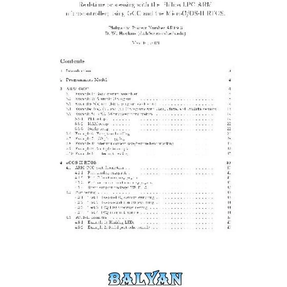 خرید و قیمت دانلود کتاب Real-time processing with the Philips LPC ARM mcu using GCC and uCOS II ...