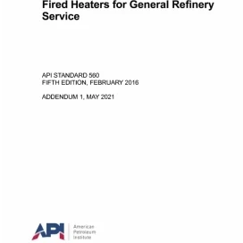 خرید و قیمت API 560 2021 استاندارد طراحی کوره ها در صنایع پالایشی ...