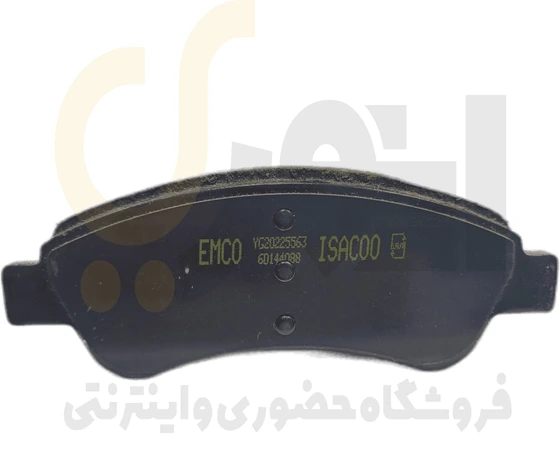 خرید و قیمت لنت ترمز دیسکی چرخ جلو 206 TU5-رانا،207 - ISACO - اتحاد موتور | ترب