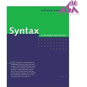 خرید و قیمت Syntax : A Minimalist Introduction | ترب