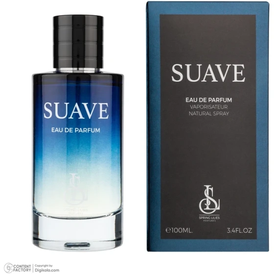 خرید و قیمت ادو پرفیوم مردانه اسپرینگ لیلیز مدل Suave با رایحه خنک حجم ...