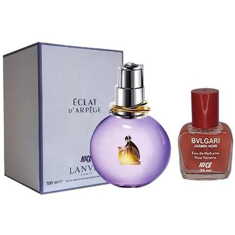 خرید و قیمت عطر زنانه Eclat Darppege Lanvin حجم 100ml به همراه عطر جیبی BVLGARI حجم 35ml نایس ...