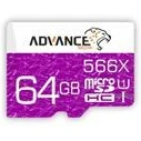 خرید و قیمت کارت حافظه microSDHC ادونس مدل 566X کلاس 10 استاندارد UHS-I U1 سرعت 85MBps ظرفیت 64 ...