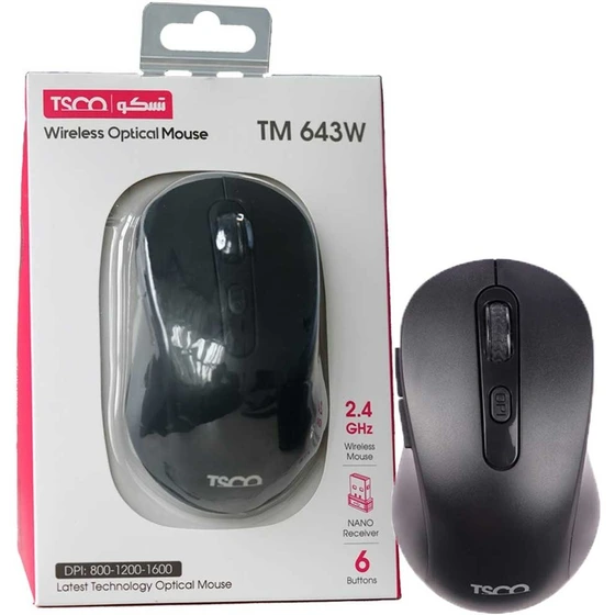 خرید و قیمت ماوس بیسیم تسکو TM643W TSCO | ترب