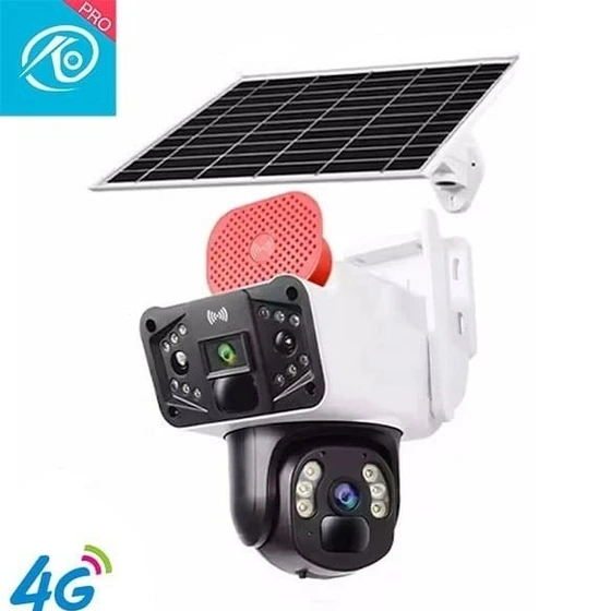 خرید و قیمت دوربین اسپید دام خورشیدی سیمکارتی دو لنز O-KAM Pro مدل TP33 - به همراه کارت حافظه ...