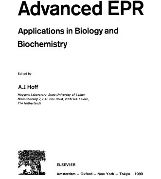 خرید و قیمت دانلود کتاب Advanced EPR. Applications in Biology and ...