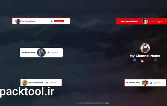 خرید و قیمت دانلود سابسکرایب پریمیر Subscribe Panels 2 | ترب