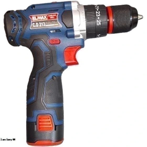 خرید و قیمت دریل شارژی المکس مدل 213 (ELMAX C.D 213) 16 ولت | ترب