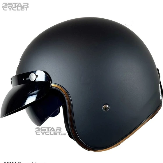 خرید و قیمت کلاه کاسکت وسپایی DA1 مدل MATT-BLACK | ترب