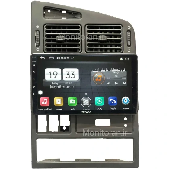 خرید و قیمت مانیتور 9 پژو پارس | 405 داشبورد قدیم برند وینکا سری RL855 رم 2 گیگ | ترب