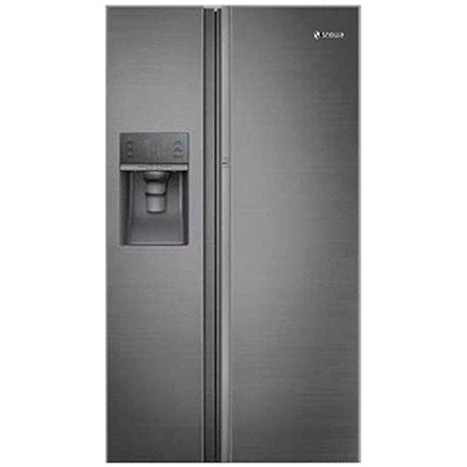 خرید و قیمت یخچال فریزر ساید بای ساید اسنوا S8-2350SS نقره ای | ترب