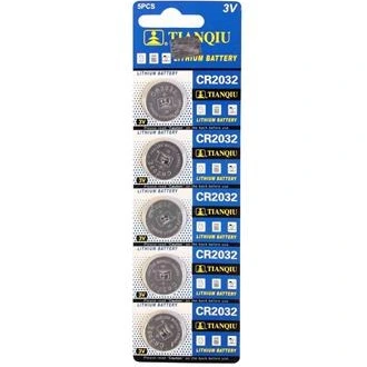 خرید و قیمت باتری سکه ای Tianqiu CR2032 پک 5 عددی | ترب