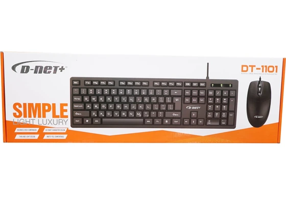 خرید و قیمت کیبورد و موس D-NET مدل DT-1101 | ترب