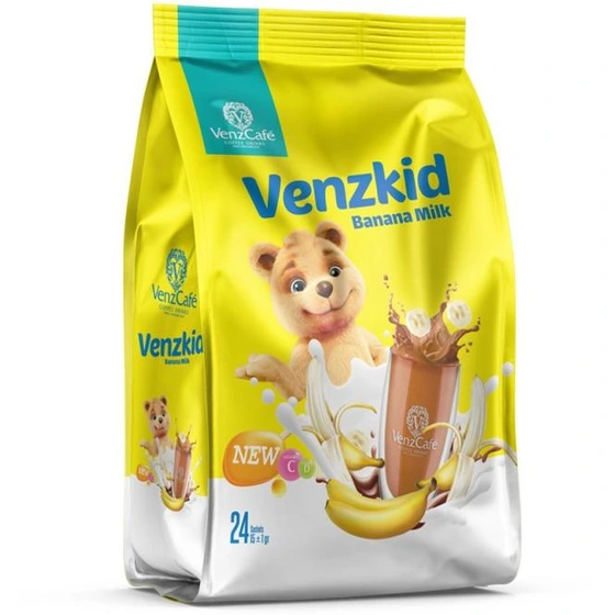خرید و قیمت پودر نوشیدنی شکلات و موز 24 عددی ونزکید ‏venz cafe‏ | ترب