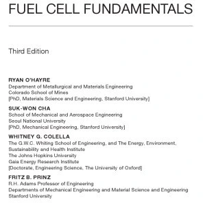 خرید و قیمت دانلود کتاب Fuel Cell Fundamentals Third edition | ترب