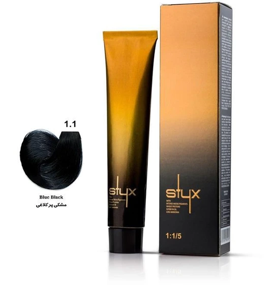 خرید و قیمت استایکس رنگ خاکستری STYX HAIR COLOR 1/1 | ترب