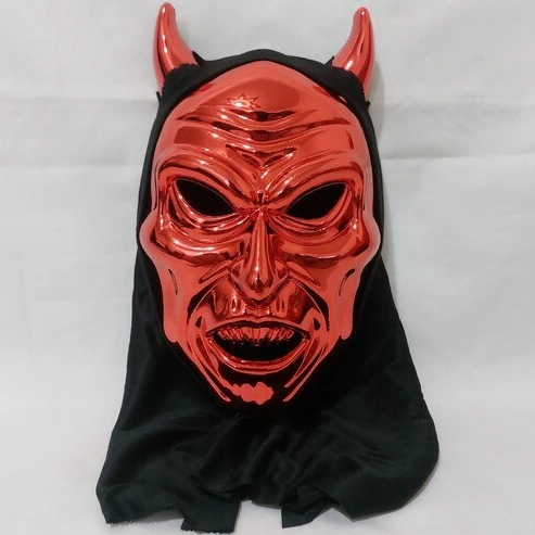 خرید و قیمت نقاب ترسناک و بسیار با کیفیت شاخدار قرمز | ترب