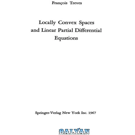 خرید و قیمت دانلود کتاب Locally Convex Spaces And Linear Partial