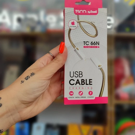 خرید و قیمت کابل تبدیل USB به لایتنینگ تسکو مدل TC 66N | ترب