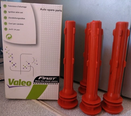 خرید و قیمت وایر شمع تقویتی سمند EF7 (سمند ملی) و دنا برند: Valeo استاندارد تمام سلیکون مقاومت ...