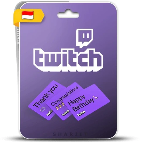 خرید و قیمت گیفت کارت توییچ اندونزی - Twitch Gift Card Indonesia | ترب