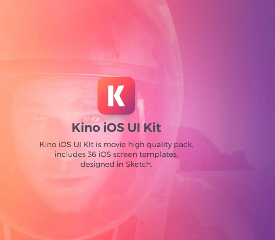 خرید و قیمت دانلود پروژه لایه باز یو آی کیت Kino iOS UI Kit | ترب